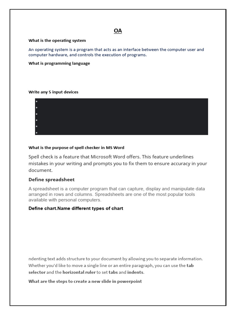 OA | PDF | Computer Data Storage | Central Processing Unit