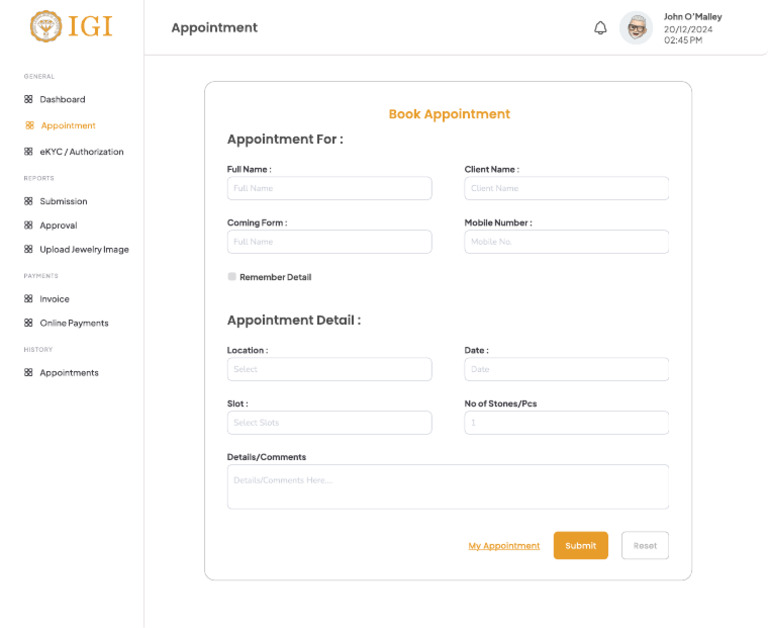 Book Appointment | PDF