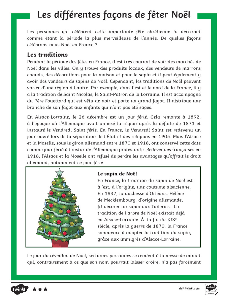 Comprehension Écrite Noël | PDF | Noël | Réveillon de Noël