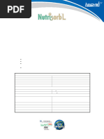 Ficha Técnica de Biofrut® XL | PDF | Calcio | Solubilidad