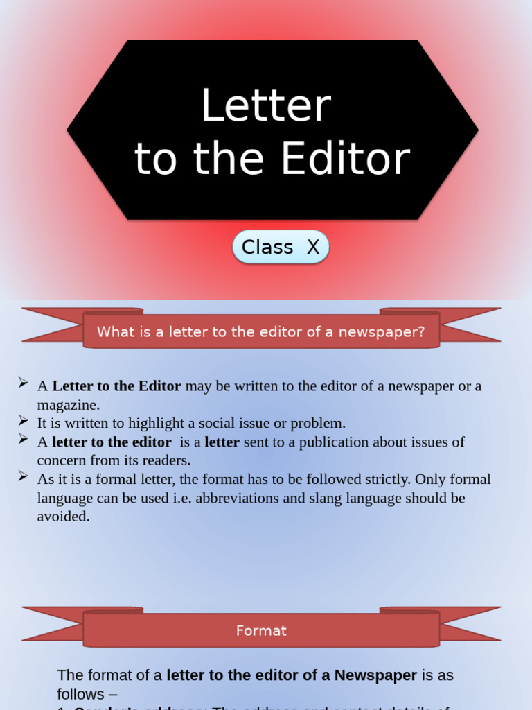 Guide to Writing Letters to the Editor | PDF | Letter To The Editor