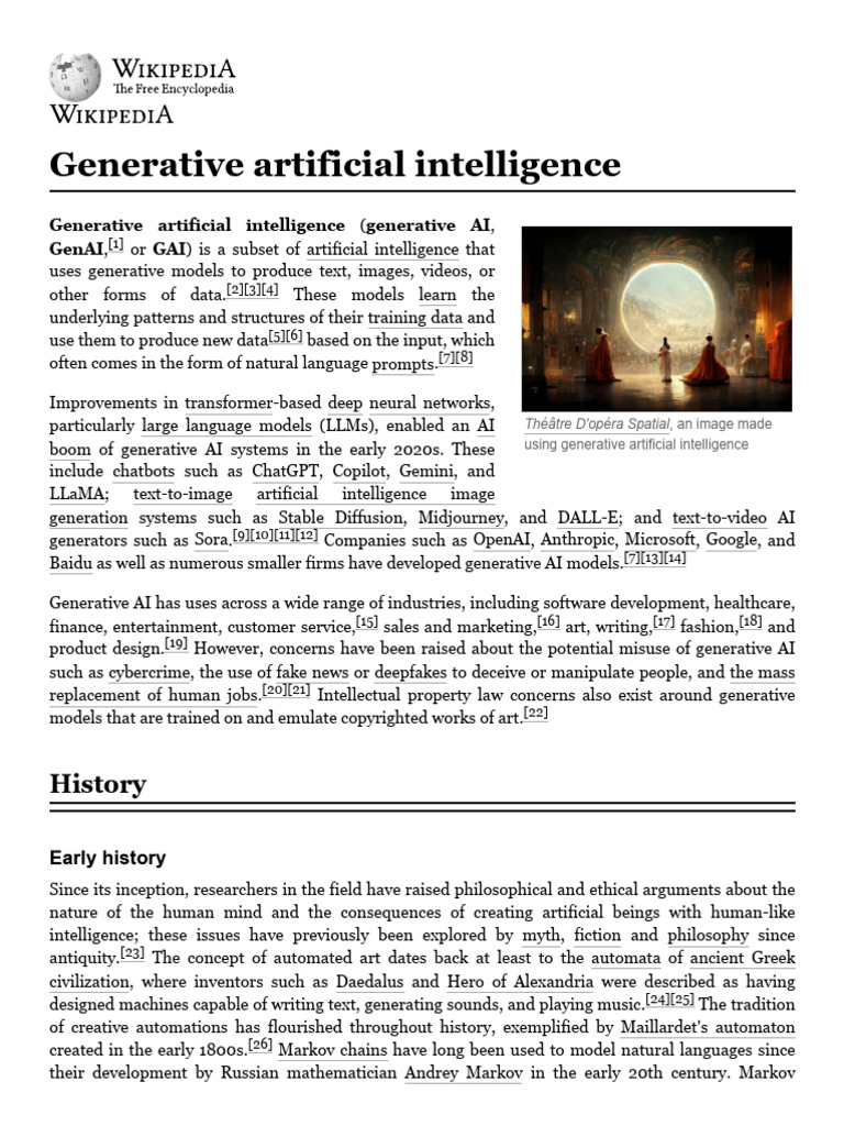 Unity-Generative Artificial Intelligence - Wikipedia | PDF | Artificial ...