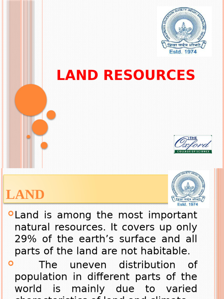 Land and Forest Resources in India | PDF | Logging | Soil