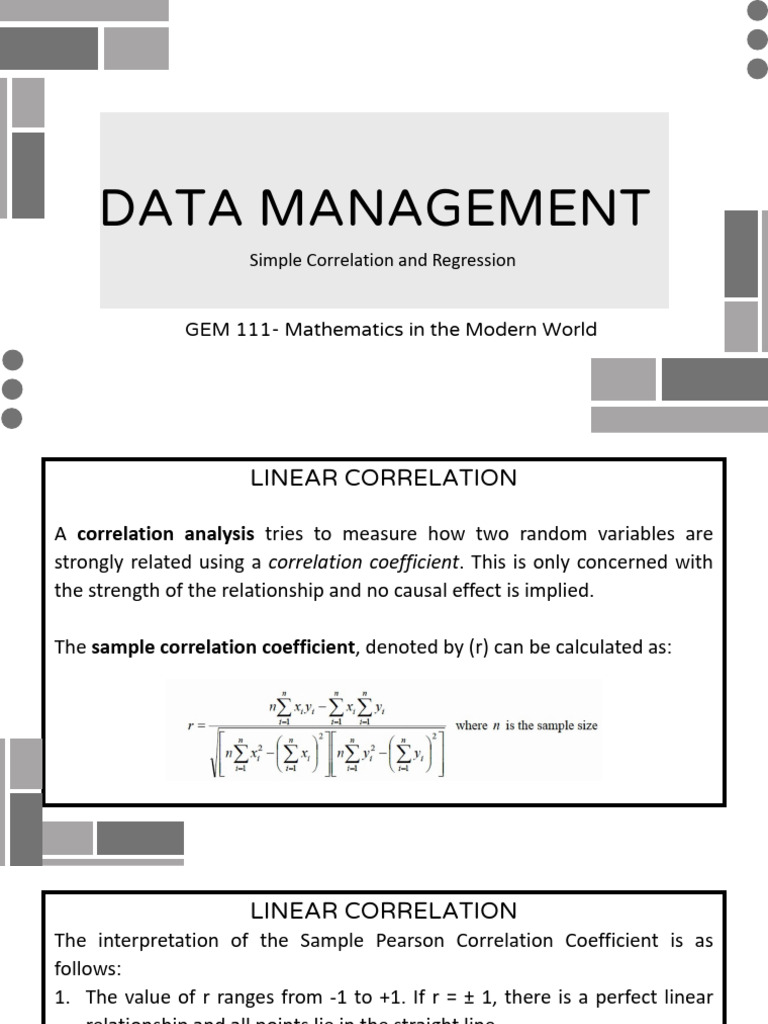 MMW Lesson 6 Part IV | PDF | Regression Analysis | Linear Regression