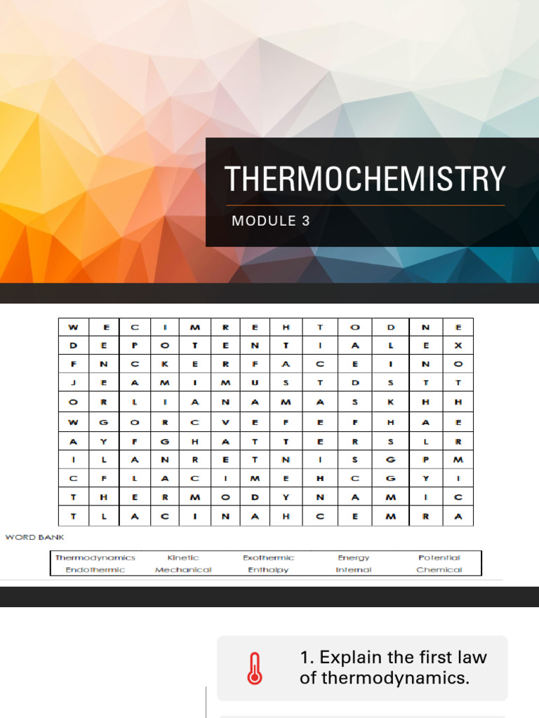 Thermochemistry 2 | PDF | Heat | Enthalpy