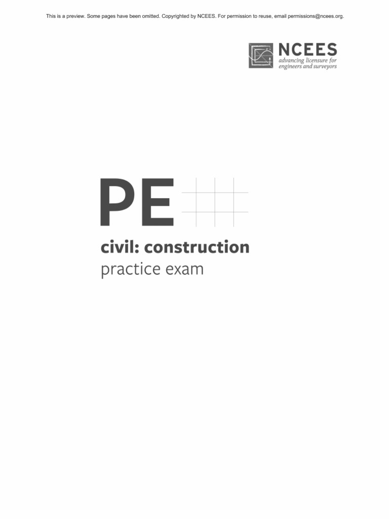 Construction Practice Exam Pdf