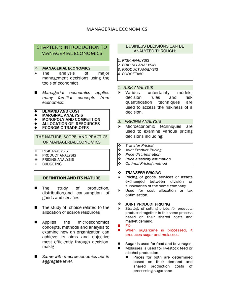 Econ - Chapter 1 3 Reviewer | PDF | Demand | Employment