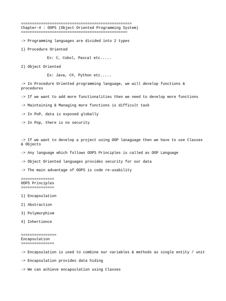 12 Chapter 4 Notes2 Pdf Constructor Object Oriented Programming Programming 1407