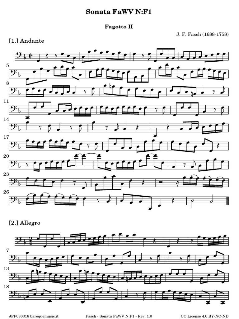 IMSLP416767-PMLP382692-Fasch Trio 2 Ob e Fagotto FaWV N F1 Fagotto II ...