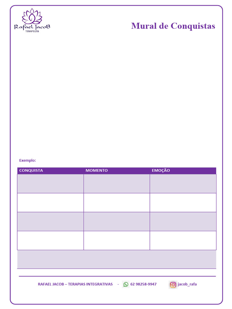 Atividade - Mural de Conquistas | PDF