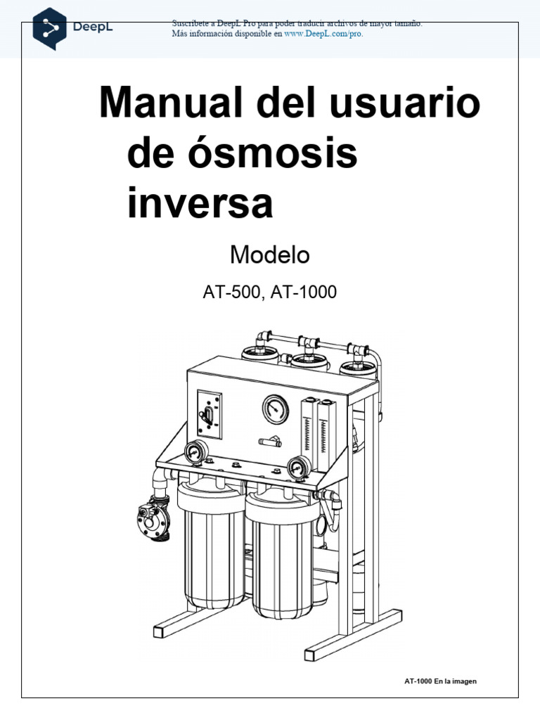 Flexeon at-500 1000 Es | PDF | Membrana | Ósmosis