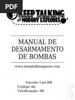 Manual de Módulos de Desativasão de Bomba Do Jogo DEFUSAL Do Roblox em ...