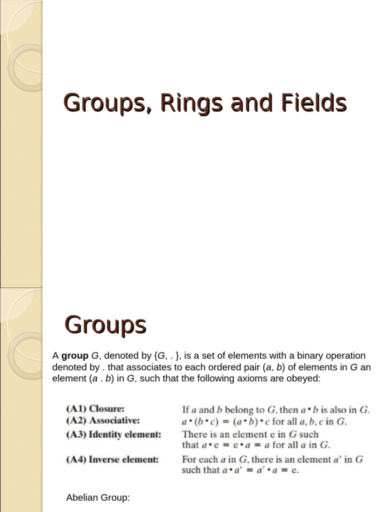 Module 1 - Finite Fields | PDF