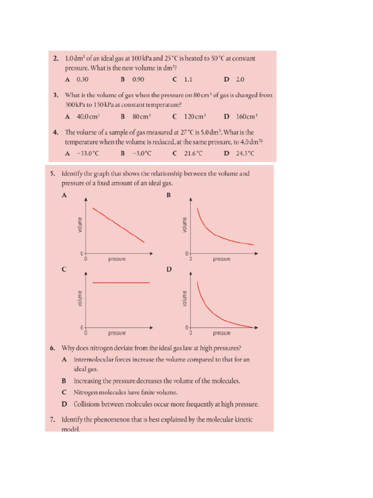 IDEAL GASES,BACK TITRATION,LIMITING AND EXCESS- WORKSHEET | PDF