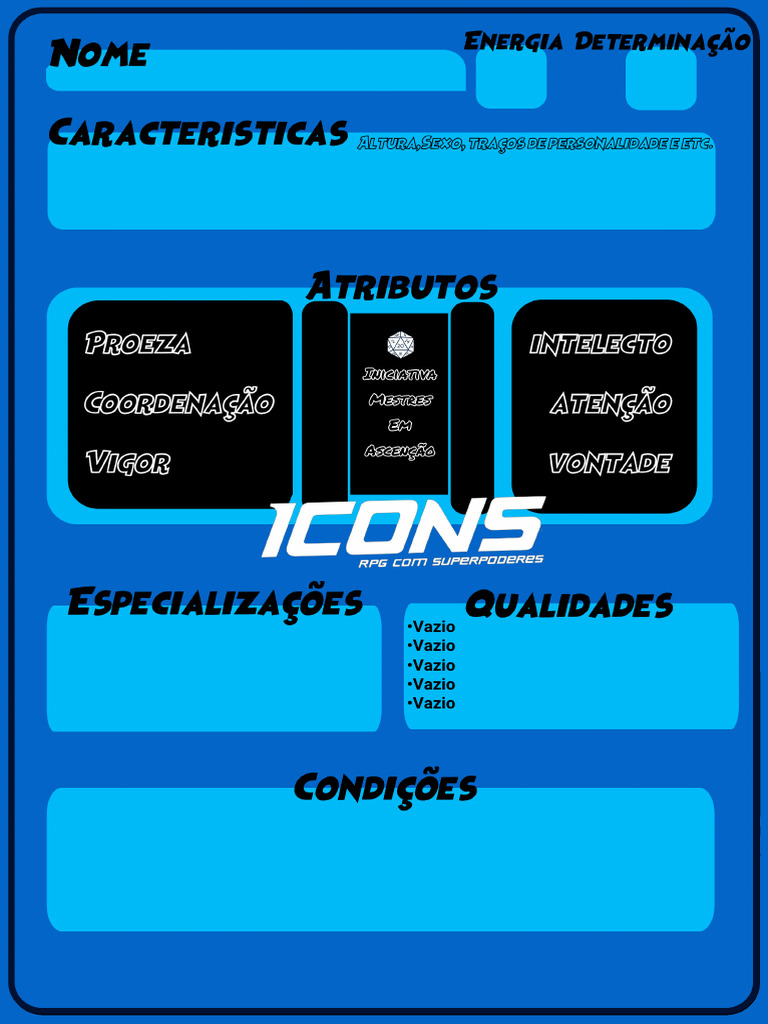 Nova Ficha de Icons | PDF