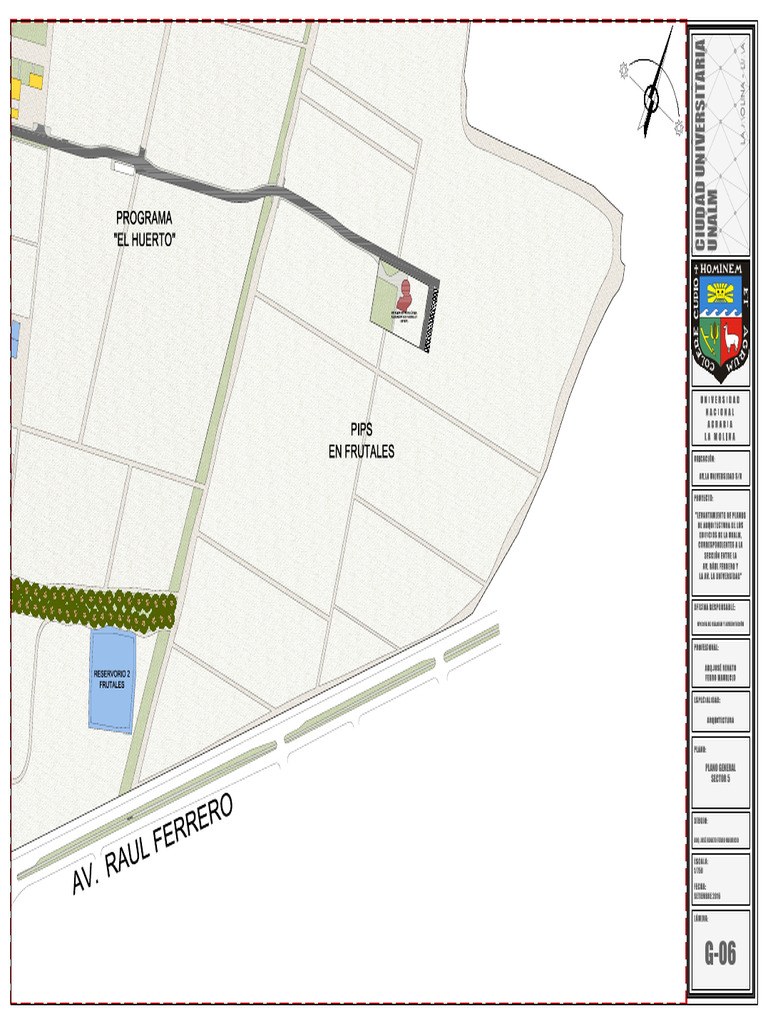 Unalm Plano General-plano General Sector 5 G-06 | PDF