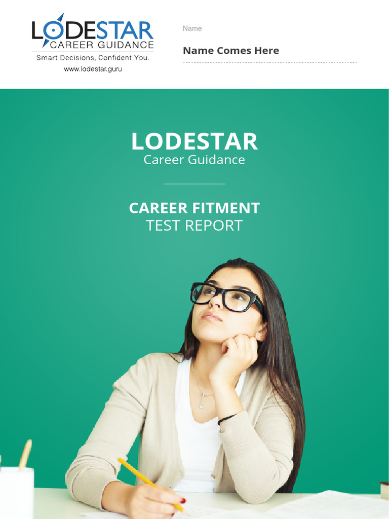 Career Fitment Test Sample Report | PDF | Cognition