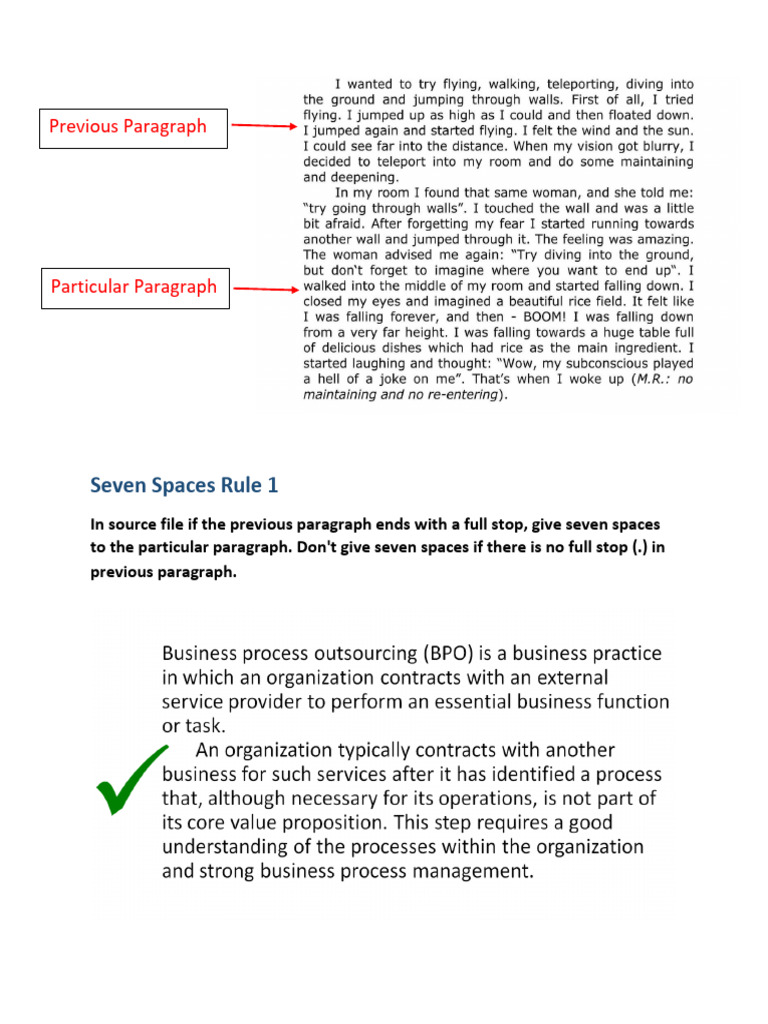 Seven Spaces Rules | PDF