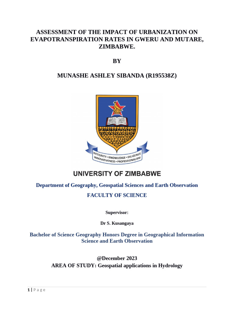 r195538z (Munashe Ashley Sibanda) Project 2023 | PDF ...