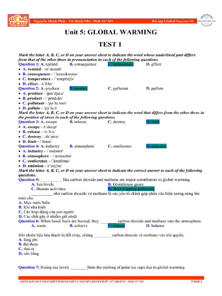 L11 - Key Unit 5 | PDF