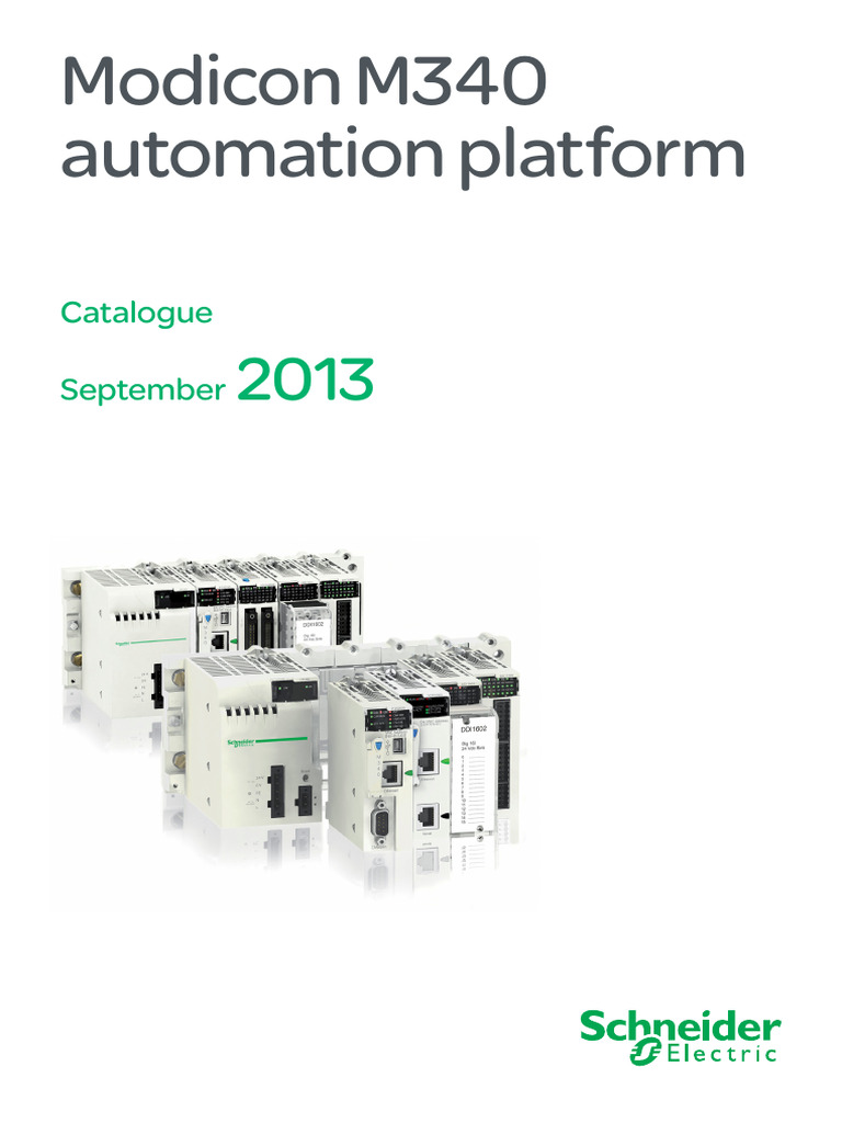 PLC Modicon m340 | PDF | Programmable Logic Controller | Usb