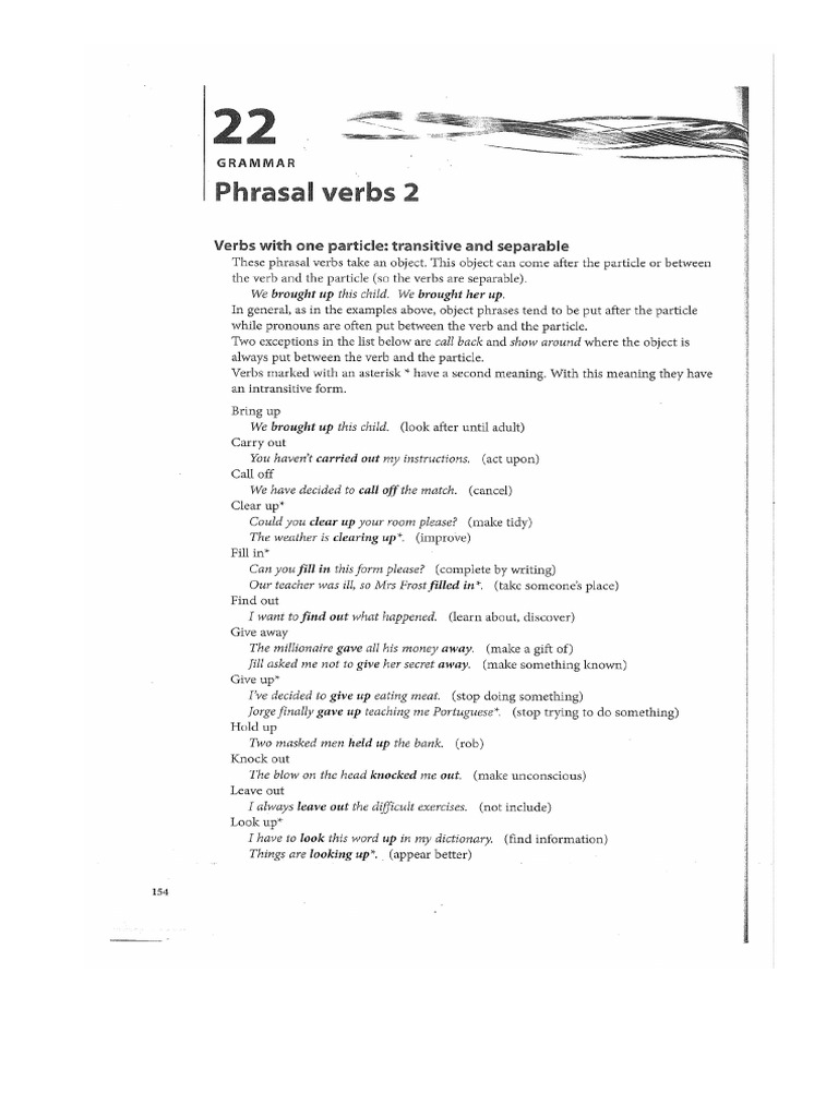 Phrasal Verbs 2 | PDF