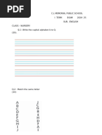 Circle The First Letter Worksheets | PDF