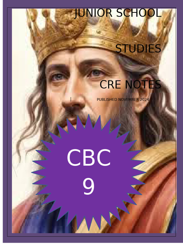 GRADE 9 CRE NOTES | PDF | Samuel | Saul