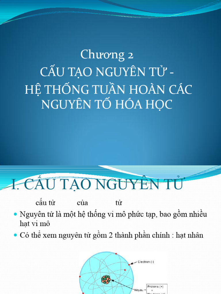 Chuong 1. Cau Tao Nguyen Tu | PDF