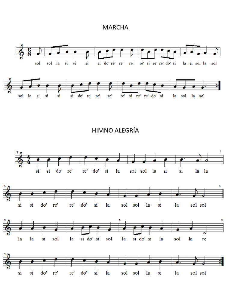 Partituras Flauta Dulce 2 | PDF