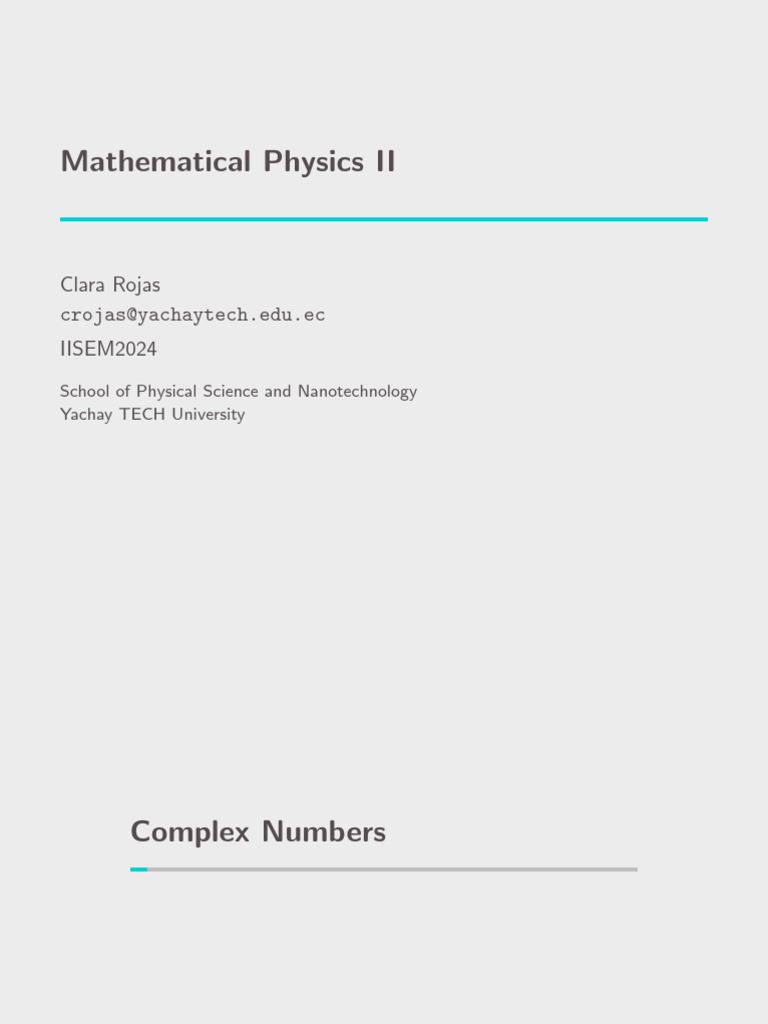 chapter_1 | PDF | Complex Number | Exponentiation