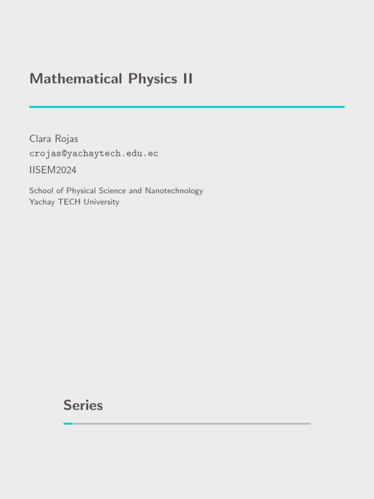 Chapter 5 | PDF | Power Series | Limit (Mathematics)
