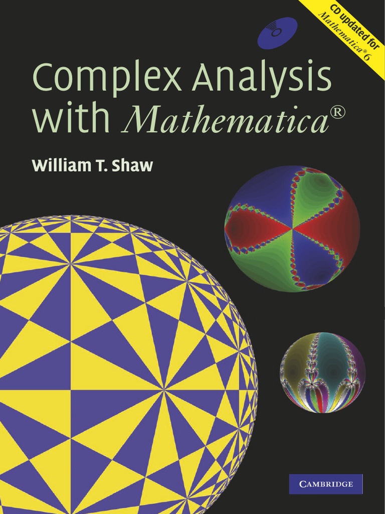 Shaw - Complex Analysis With Mathematica | PDF | Complex Number | Mathematics