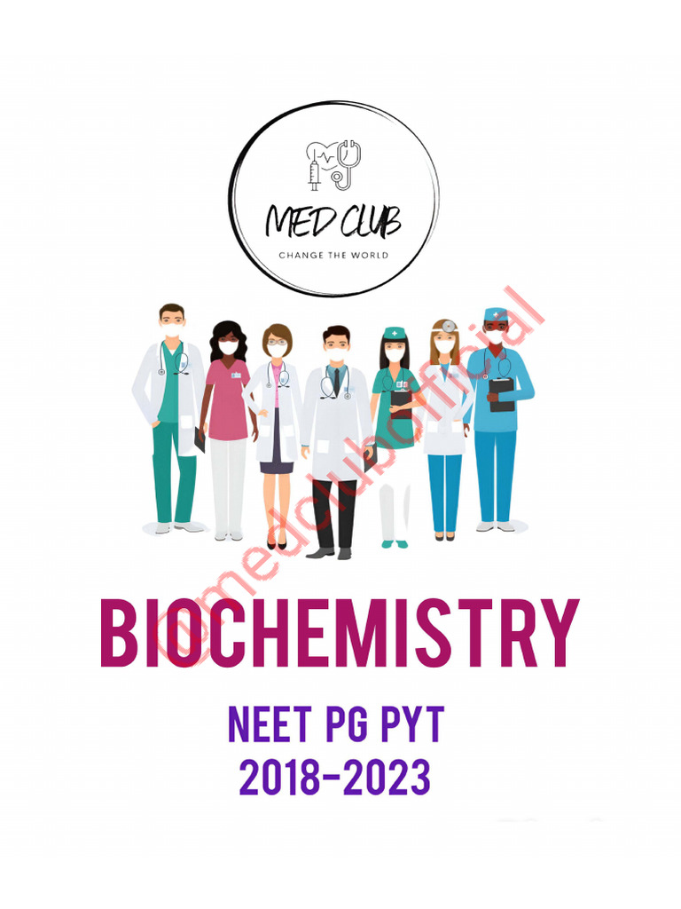 Biochemistry NEET PG PYT (2018-2023) | PDF