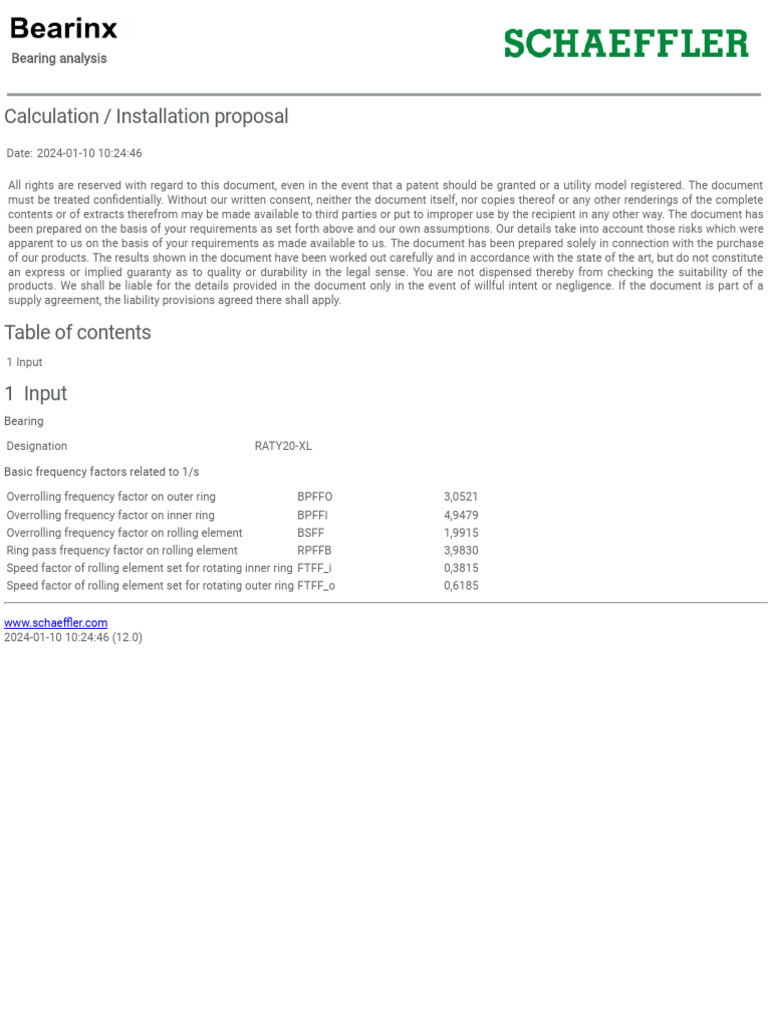 Bearing Analysis and Installation Guide | PDF