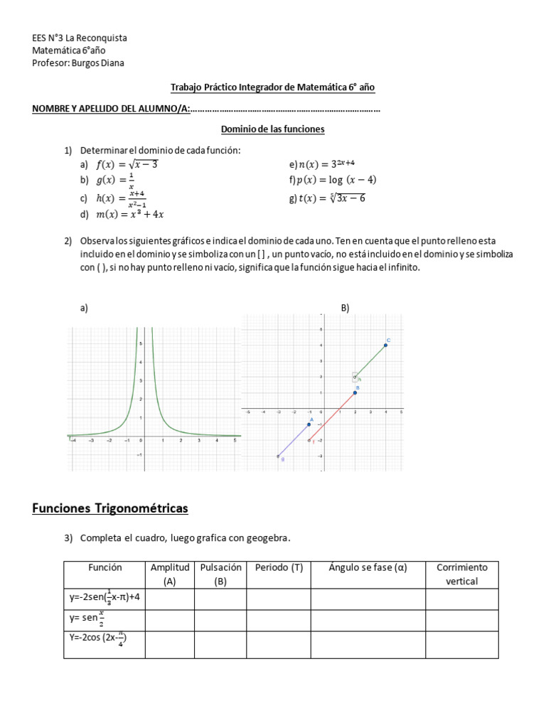 Matematicas 6to | PDF | Trigonometría | Análisis matemático