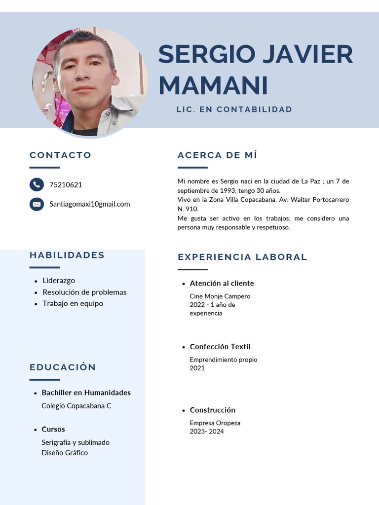 Currículum Sergio | PDF