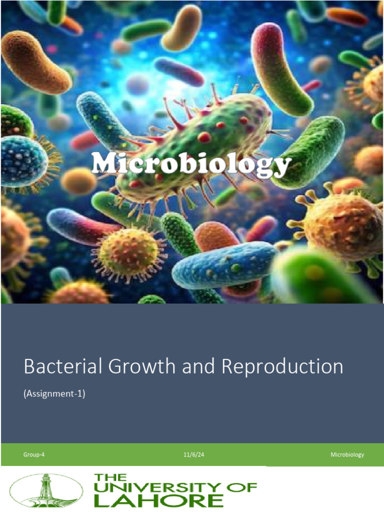 Bacterial Growth and Reproduction-Assignment - Group 4 | PDF | Bacteria ...