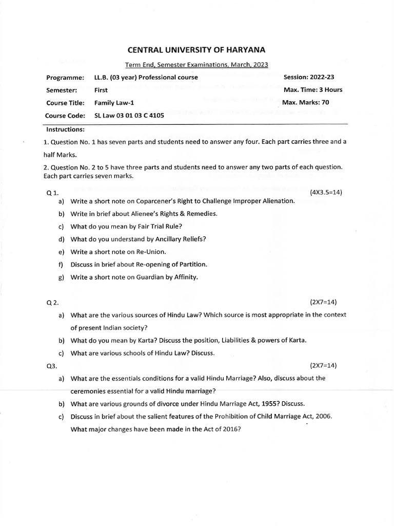 Law March 2023 | PDF