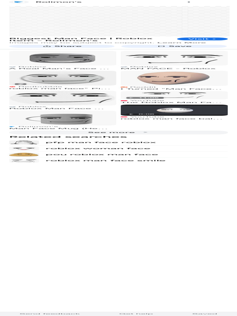Roblox Man Face Collection Guide | PDF