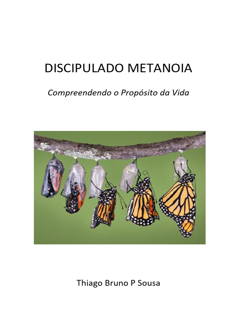 Discipulado Metanoia Capa | PDF | Nada | Pecado