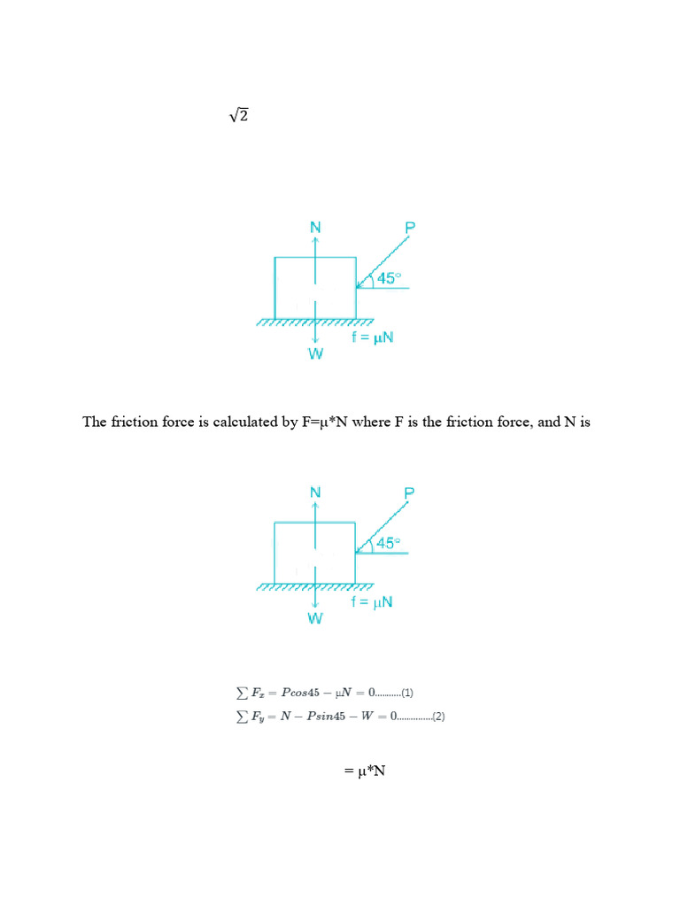 Solved Problems of Engg. Mech | PDF | Force | Friction