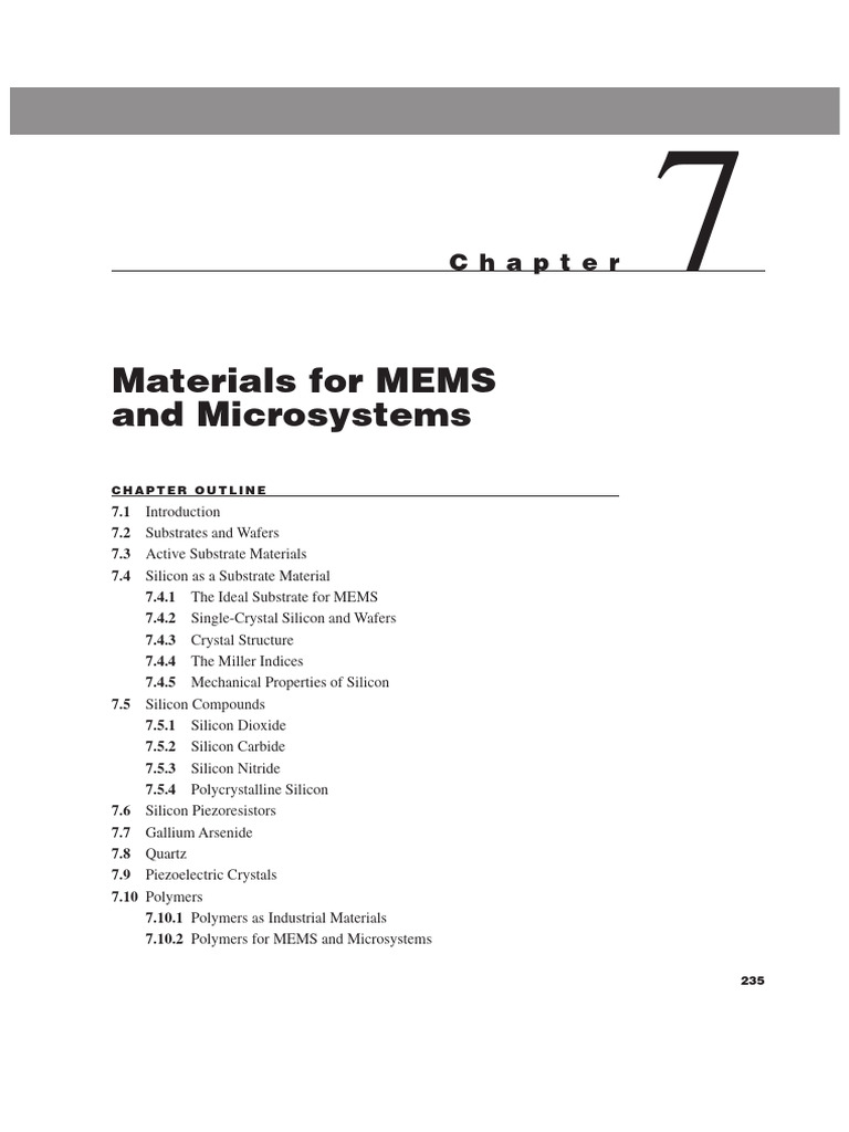 Tai-Ran Hsu - MEMS & Microsystems Design and Manufacture-Tata McGraw-Hill Educat | PDF | Wafer ...