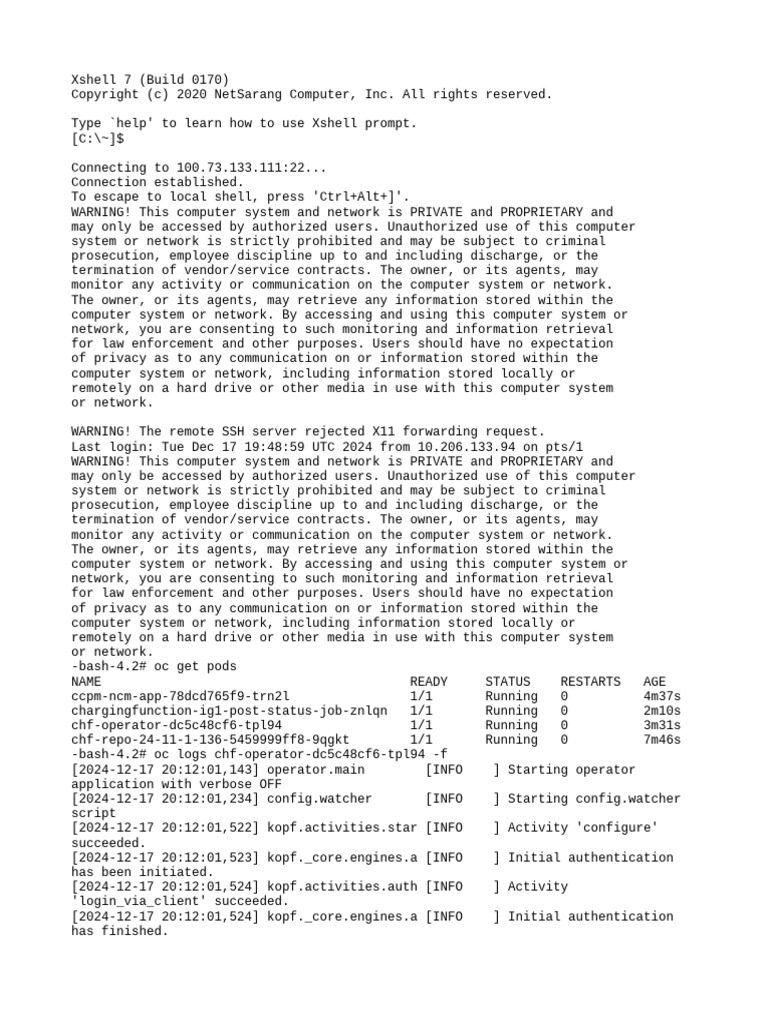 Operator Logs | PDF | Proprietary Software | Information Technology Operator Logs | PDF | Proprietary Software | Information Technology