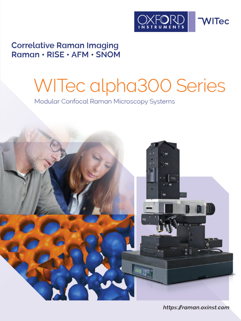 WITec Alpha300 Brochure | PDF | Raman Spectroscopy | Atomic Force Microscopy