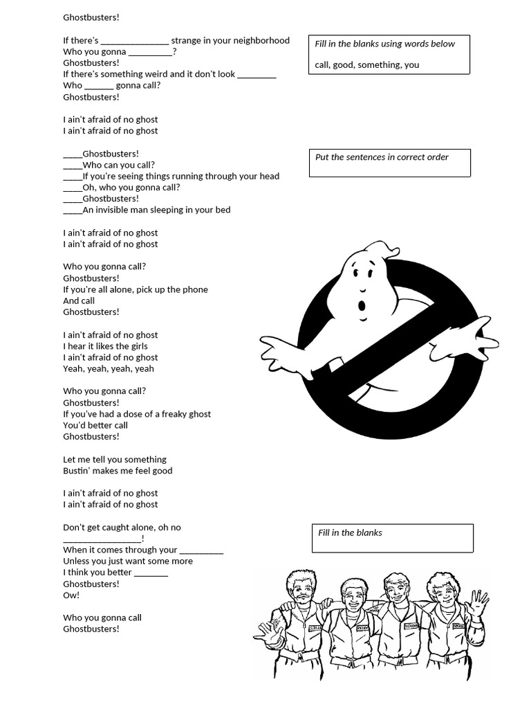 Halloween - Ghostbusters | PDF