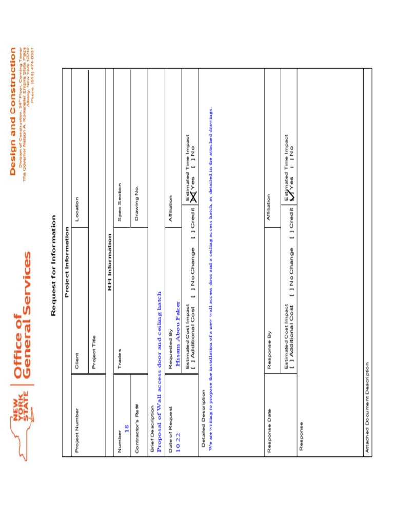 Prime RFI_C RFI_018 | PDF