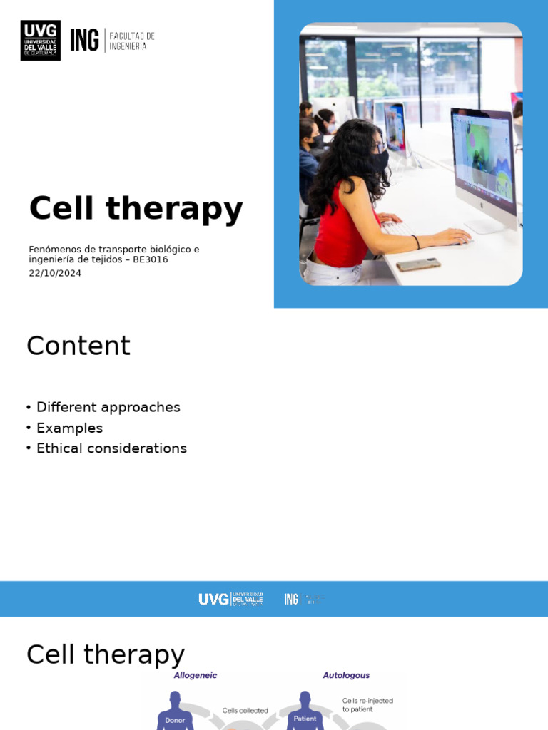 Cell therapy | PDF | Cell Potency | Stem Cell