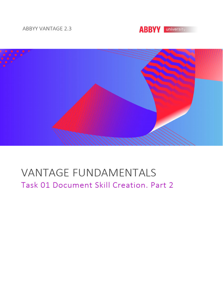 Task 01 Document Skill Creation. Part 2 | PDF | Optical Character Recognition | Software