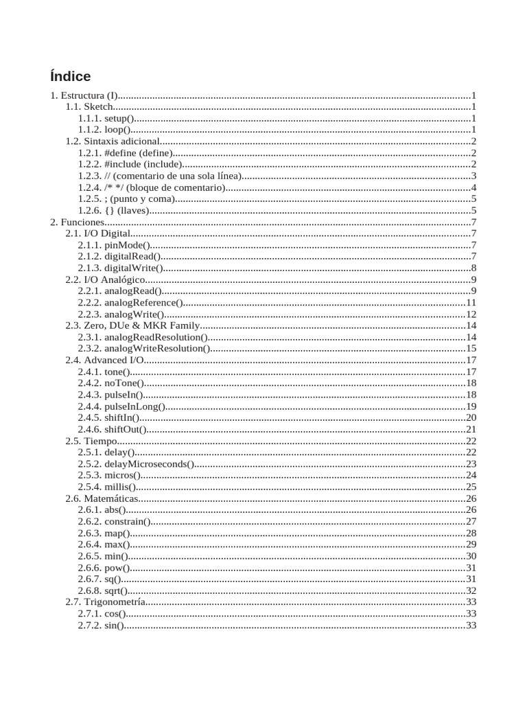 índice Ardu CCbueno | PDF